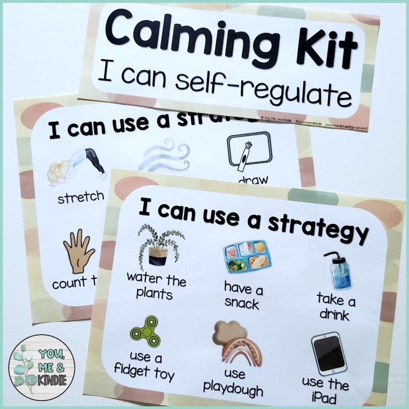 Calming Corner Kit in Boho Neutrals | Made By Teachers