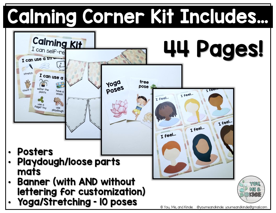 Calming Corner Kit in Boho Neutrals - Made By Teachers