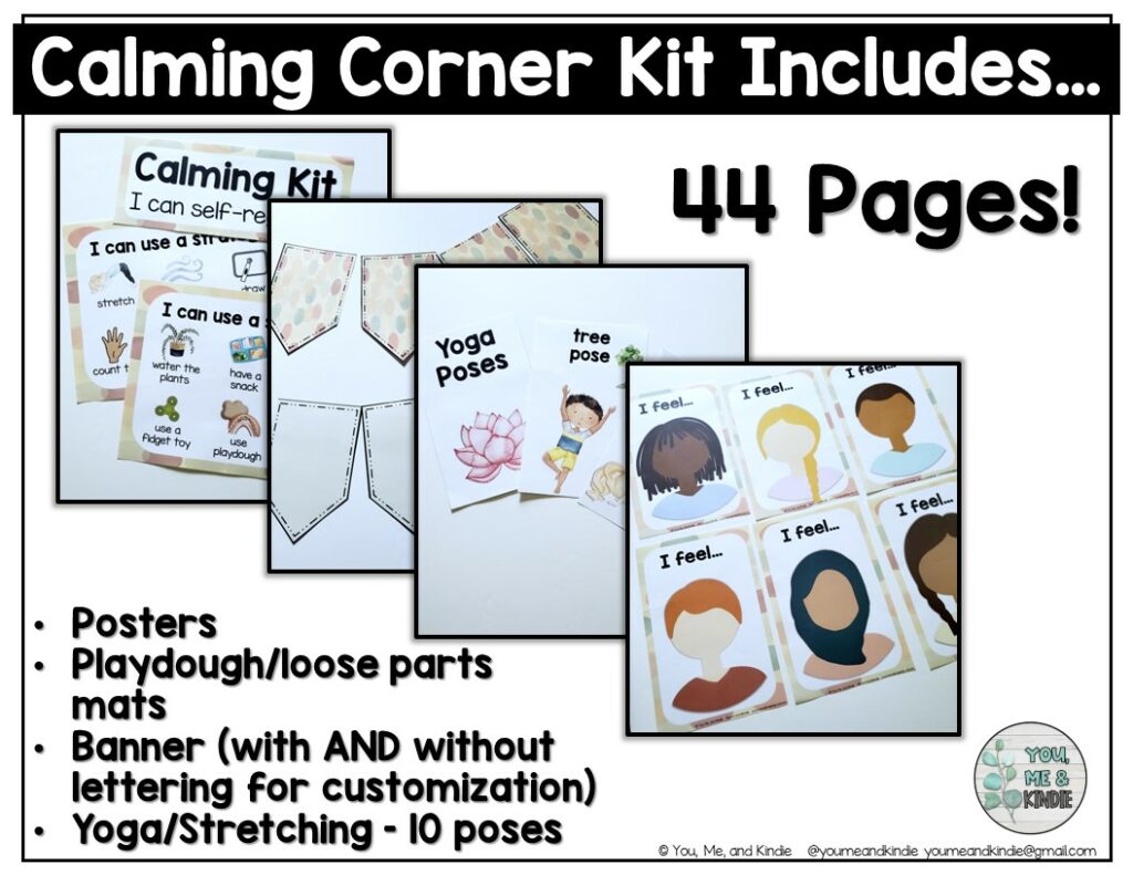 Calming Corner Kit in Boho Neutrals - Made By Teachers