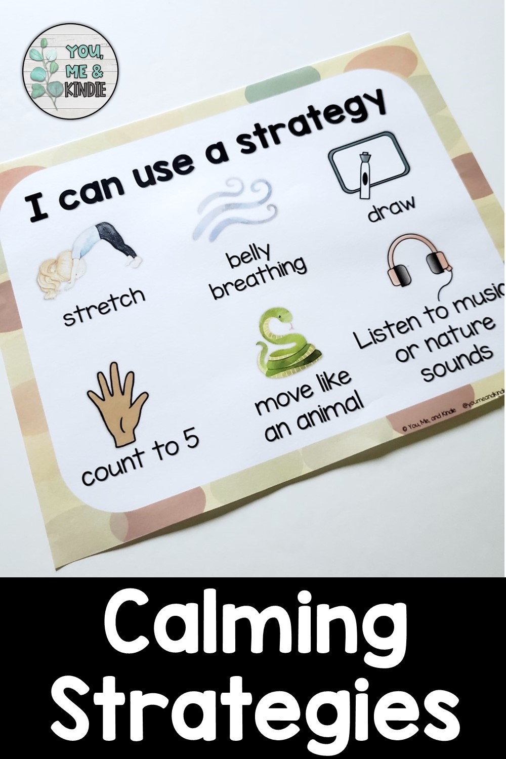 Calming Corner Kit in Boho Neutrals | Made By Teachers