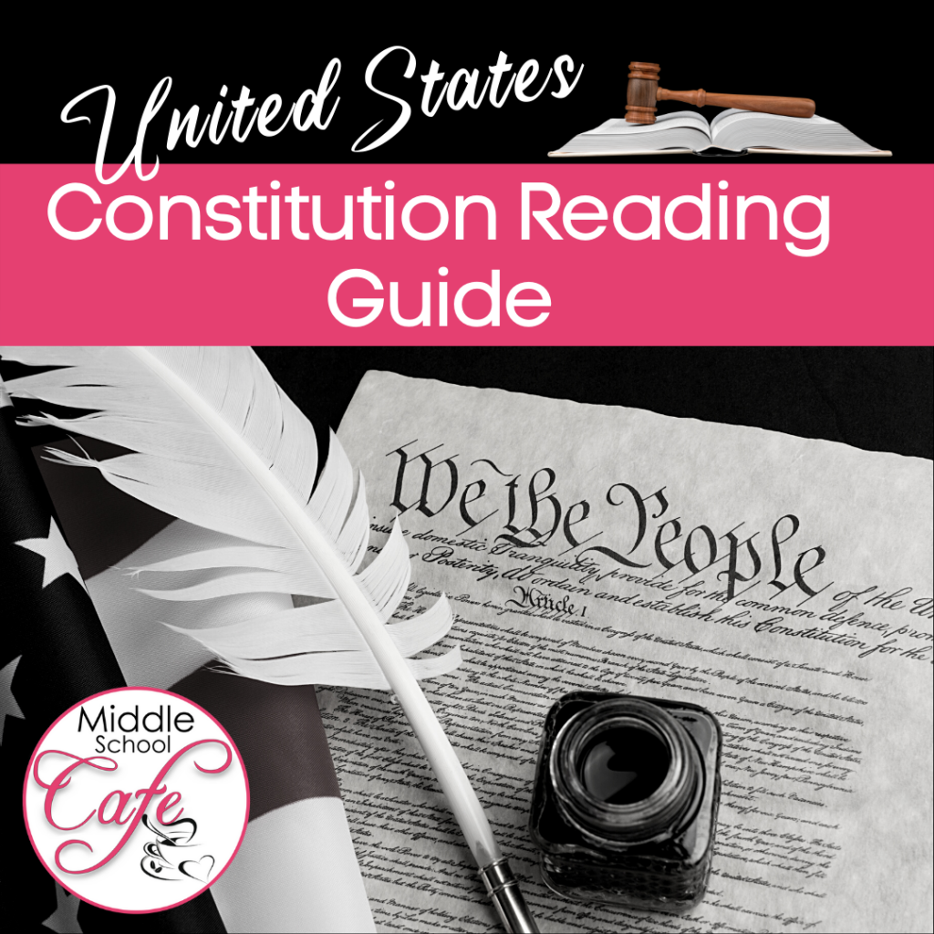 US Constitution Reading Guide - Made By Teachers