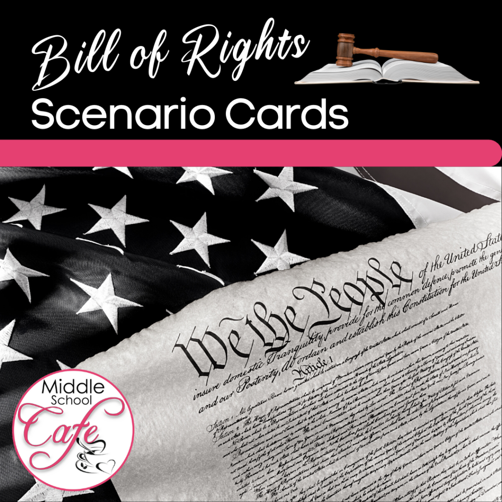 Bill of Rights Scenario Cards US Constitution | Made By Teachers