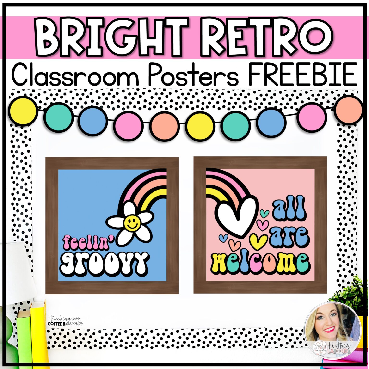 Retro Classroom Decor FREE | Made By Teachers