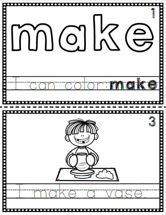 Sight Word Flip Book (Flipbook) - MAKE | Made By Teachers