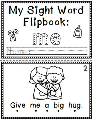 Sight Word Flip Book (Flipbook) - ME | Made By Teachers