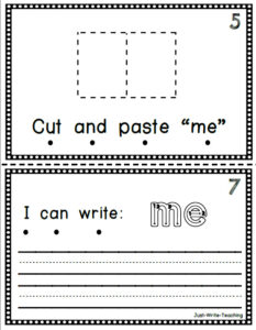 Sight Word Flip Book (Flipbook) - ME - Made By Teachers