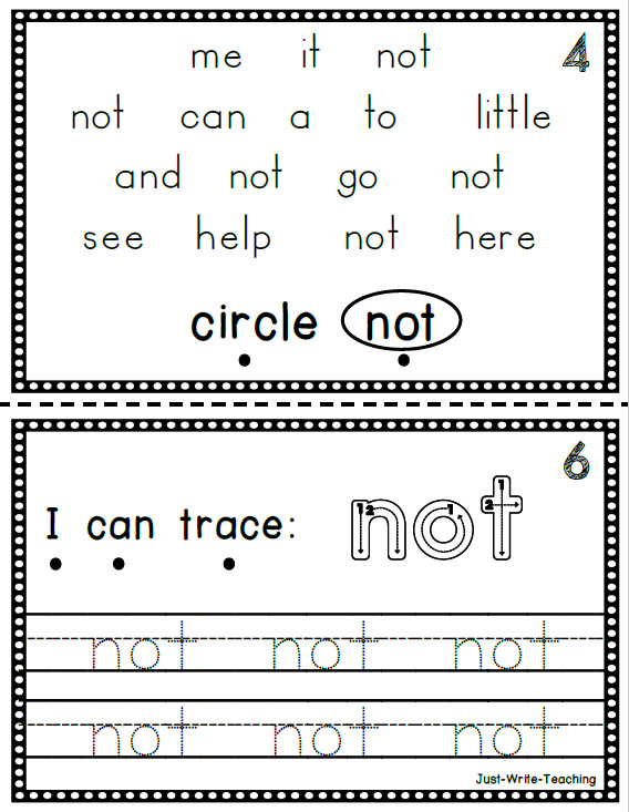 Sight Word Flip Book (Flipbook) - NOT - Made By Teachers