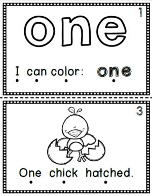 Sight Word Flip Book (Flipbook) - ONE - Made By Teachers