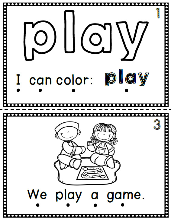 Sight Word Flip Book (Flipbook) - PLAY | Made By Teachers
