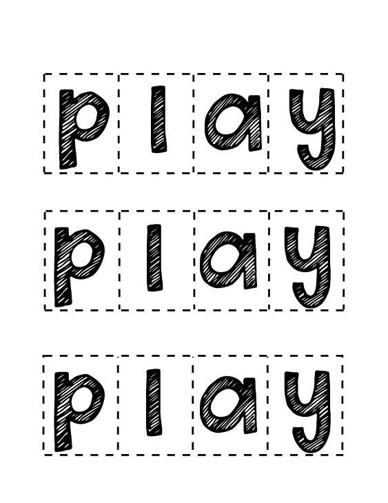 Sight Word Flip Book (Flipbook) - PLAY | Made By Teachers