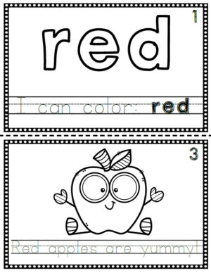 Sight Word Flip Book (Flipbook) - RED | Made By Teachers