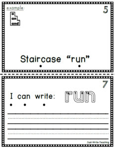 Sight Word Flip Book (Flipbook) - RUN | Made By Teachers