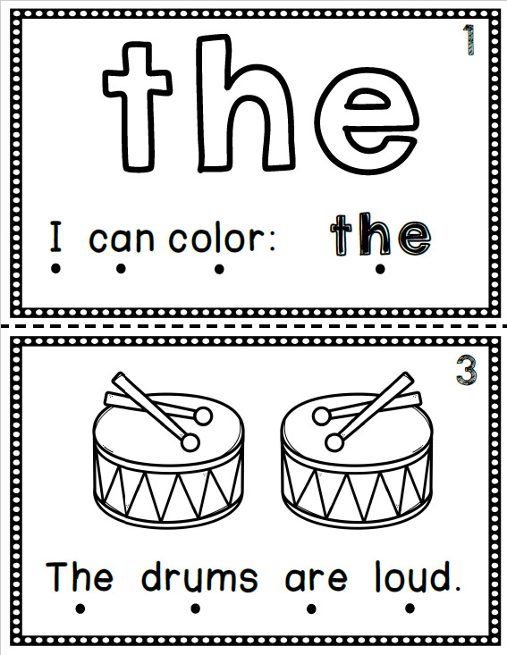 Sight Word Flip Book (Flipbook) - THE - Made By Teachers