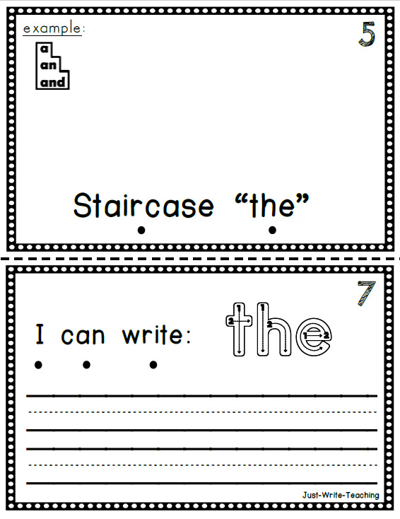 Sight Word Flip Book (Flipbook) - THE | Made By Teachers