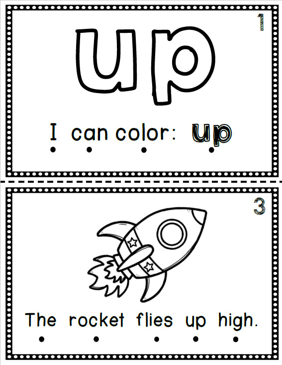 Sight Word Flip Book (Flipbook) - UP | Made By Teachers