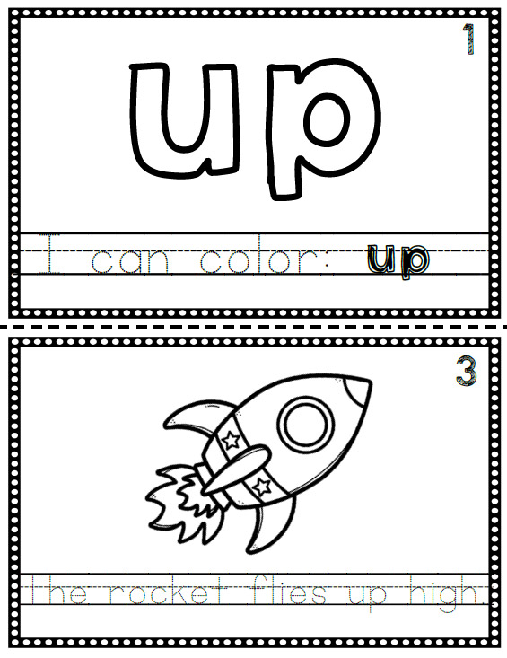Sight Word Flip Book (Flipbook) - UP | Made By Teachers