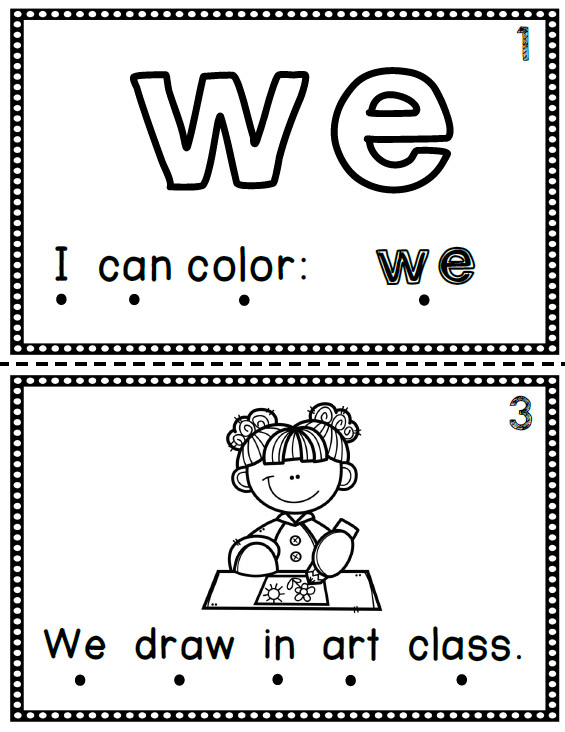 Sight Word Flip Book (Flipbook) - WE - Made By Teachers