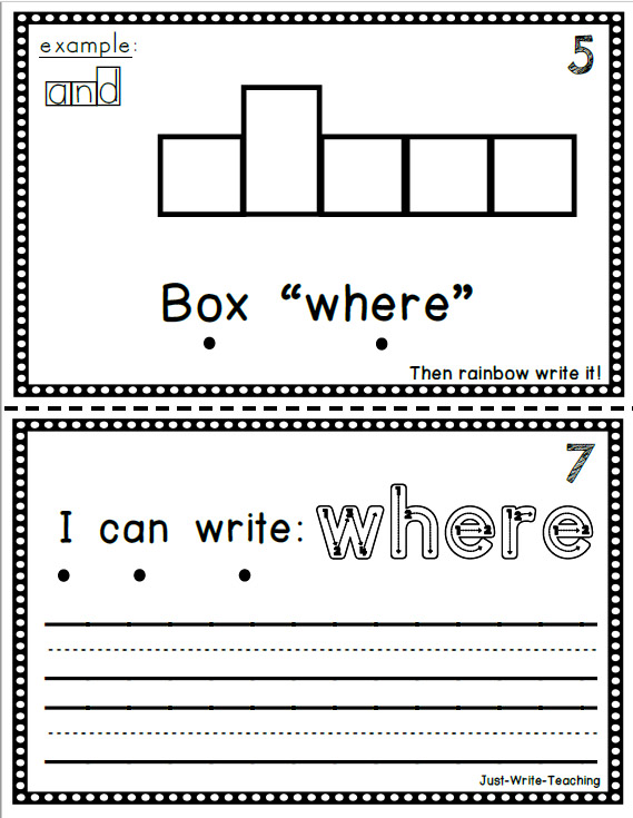 Sight Word Flip Book (Flipbook) - WHERE - Made By Teachers