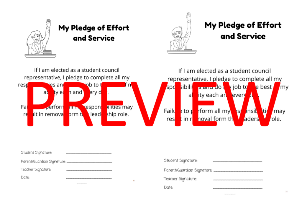 Student Council Packet | Made By Teachers