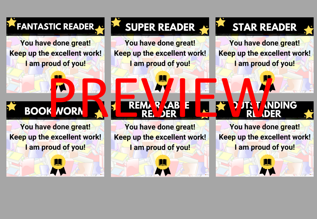 Student Affirmation Notecards Reading Theme | Made By Teachers