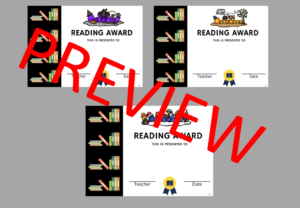 Editable Monthly Reading Awards - Made By Teachers