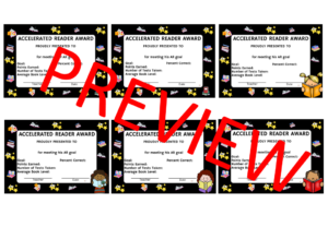 Accelerated Reading Awards - Made By Teachers
