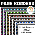 Rainbow Borders | Colorful Borders | Rainbow Page Borders and Frames ...