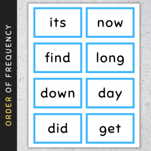 Fry Sight Words Flash Cards: 1-500, Sight Words Bundle, [SET 1] - Made ...