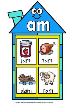 word family houses bundle - Made By Teachers