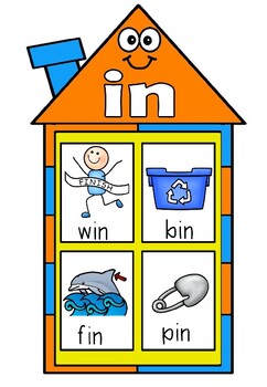 word family houses bundle - Made By Teachers