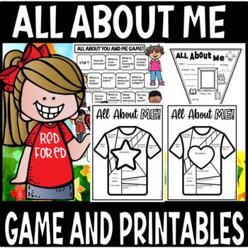 all about me game and printables | Made By Teachers