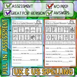 resources capital, human and natural - Made By Teachers