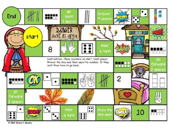 subitising dice game | Made By Teachers