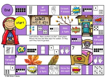 subitising dice game - Made By Teachers