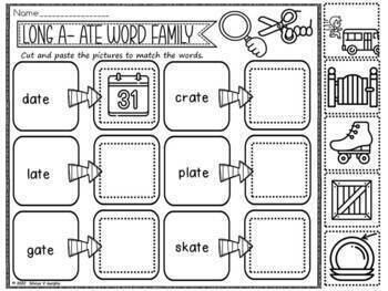 Long vowel word families - Made By Teachers
