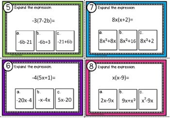 Distributive law - Made By Teachers