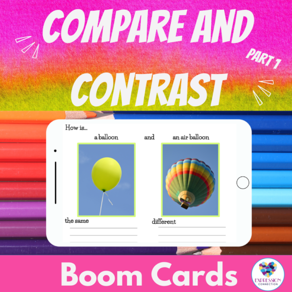 Compare And Contrast Two Picture Objects Part 1 Boom Cards - Made By ...