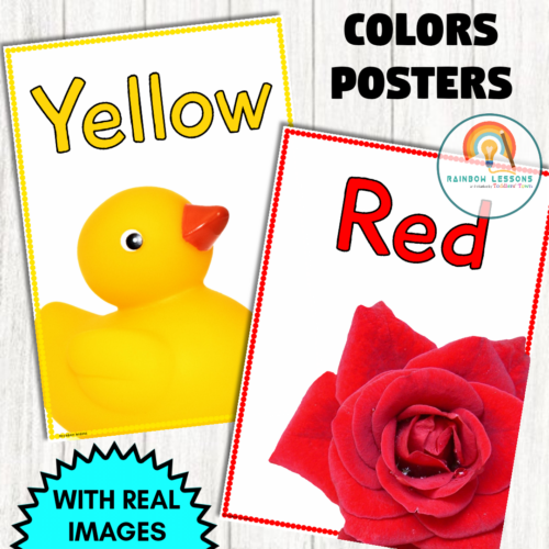 Colorful Classroom Decor | Color Posters | Color Word Posters | Colors ...
