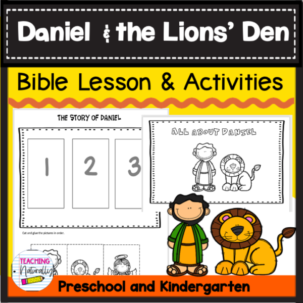 Daniel and the Lions' Den Bible Lesson for Preschool and Kindergarten ...