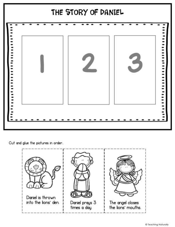 Daniel and the Lions' Den Bible Lesson for Preschool and Kindergarten ...