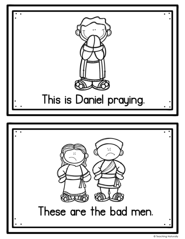 Daniel and the Lions' Den Bible Lesson for Preschool and Kindergarten ...