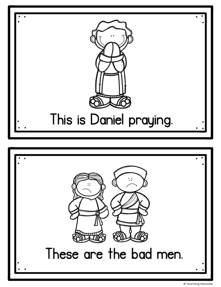 Daniel and the Lions' Den Bible Lesson for Preschool and Kindergarten ...