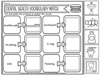 Dental health match - Made By Teachers