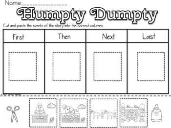 Nursery rhyme sequencing - Made By Teachers