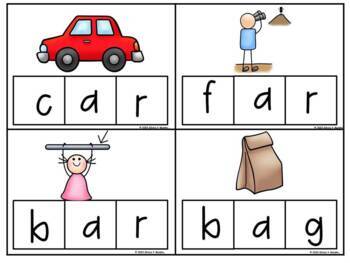 CVC elkonin boxes short a | Made By Teachers