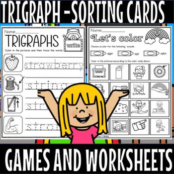 Trigraph game worksheets | Made By Teachers
