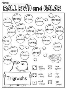 Trigraph game worksheets - Made By Teachers
