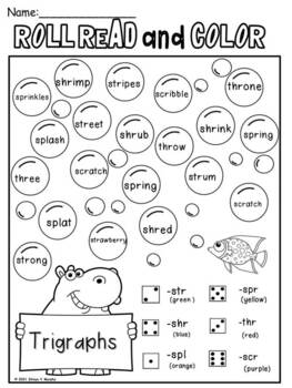 Trigraph game worksheets - Made By Teachers