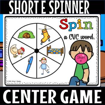 Short e spinner center game | Made By Teachers