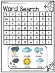 weather word search - Made By Teachers
